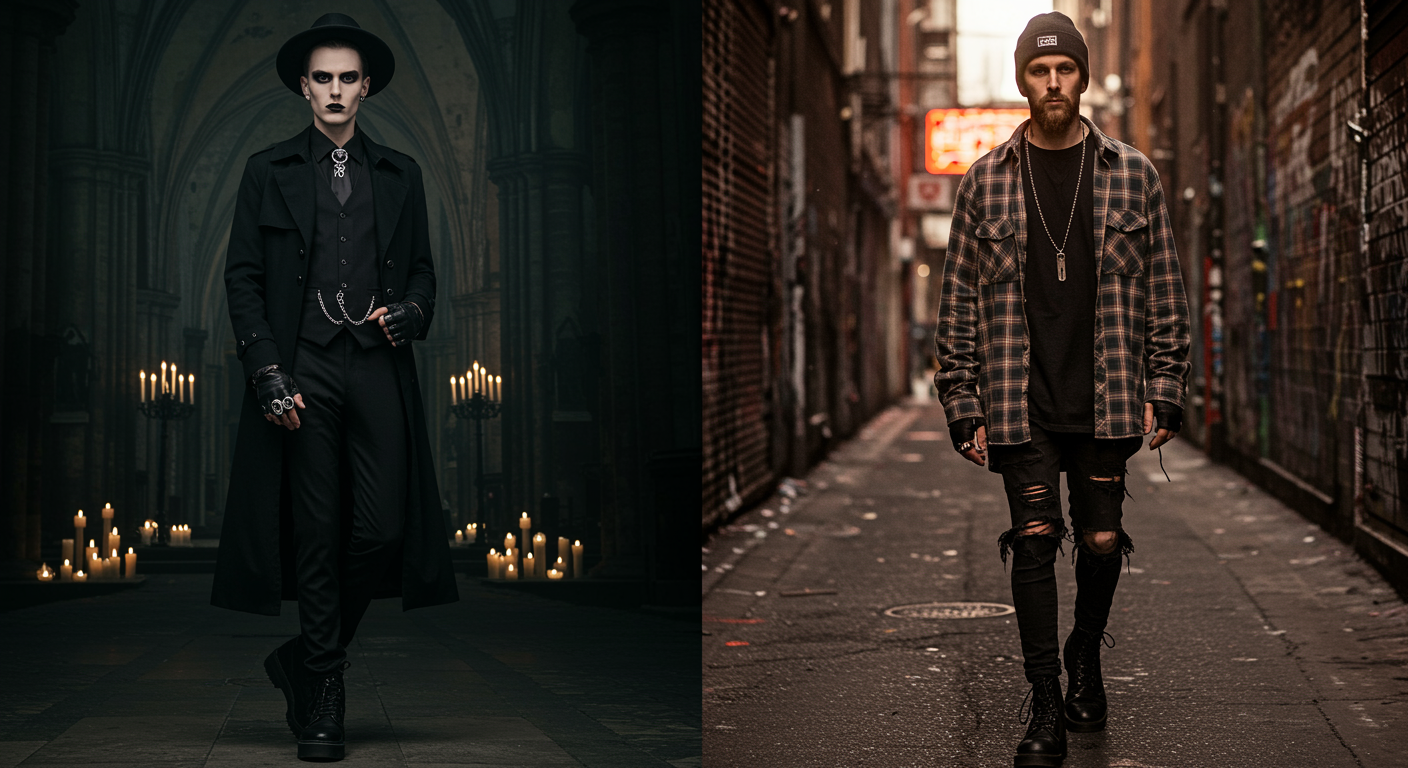 Gothic vs. Grunge Fashion: Key Differences Explained 2025 – Freaks ...